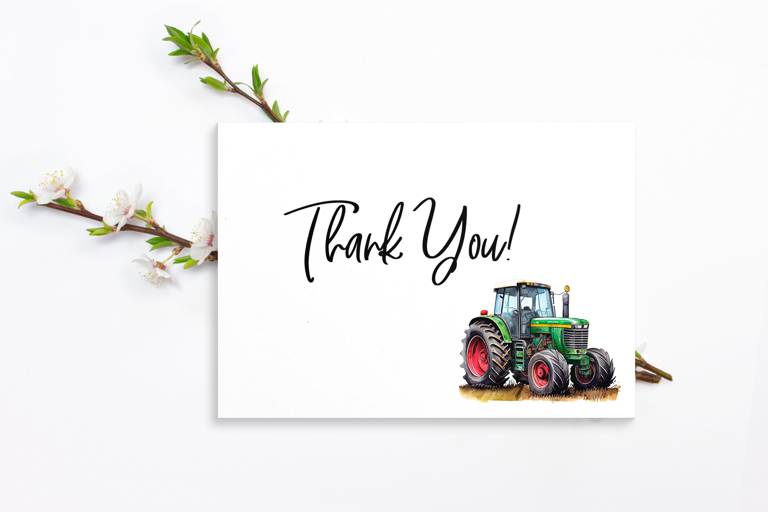 Printed Tractor Wedding Invitation/farm Wedding - Etsy