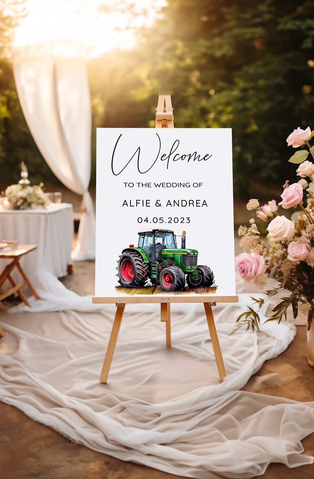 Farm Welcome Sign/farm Theme Wedding/sign for Barn Wedding/sign for ...