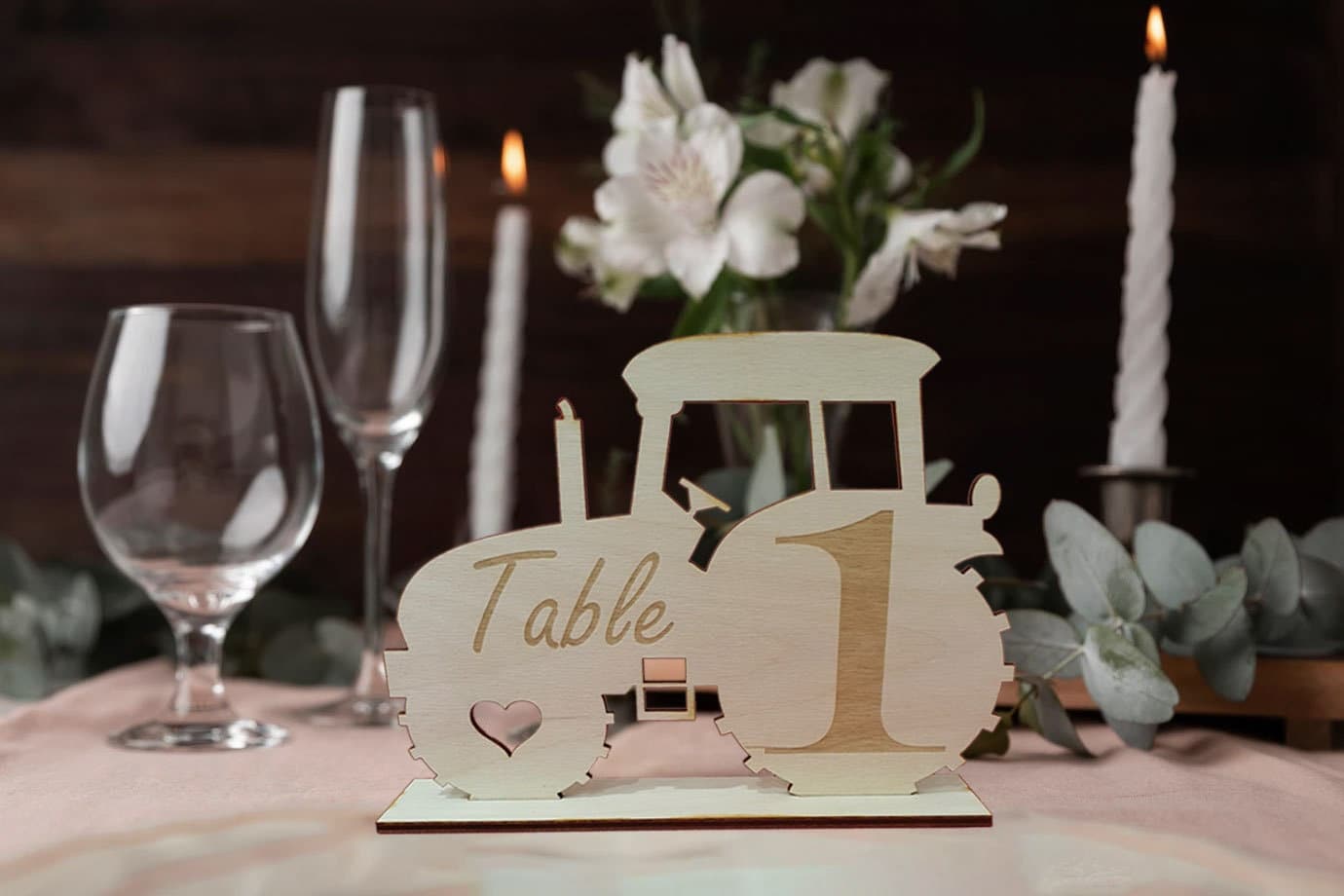Tractor Wedding Table Numbers/country Theme Wedding Table - Etsy