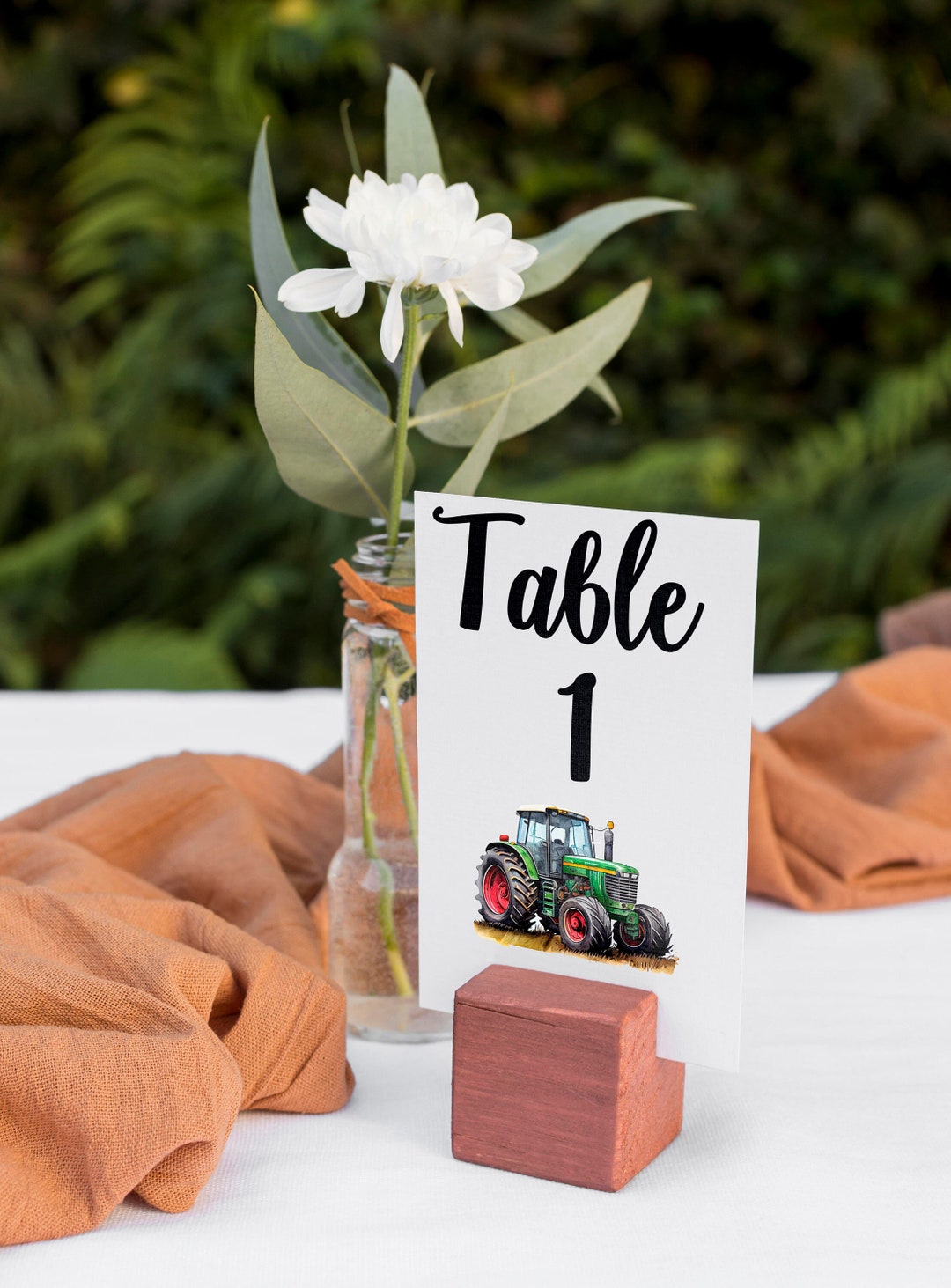 Tractor Table Numbers/barn Wedding Table Numbers/farm Wedding Table ...