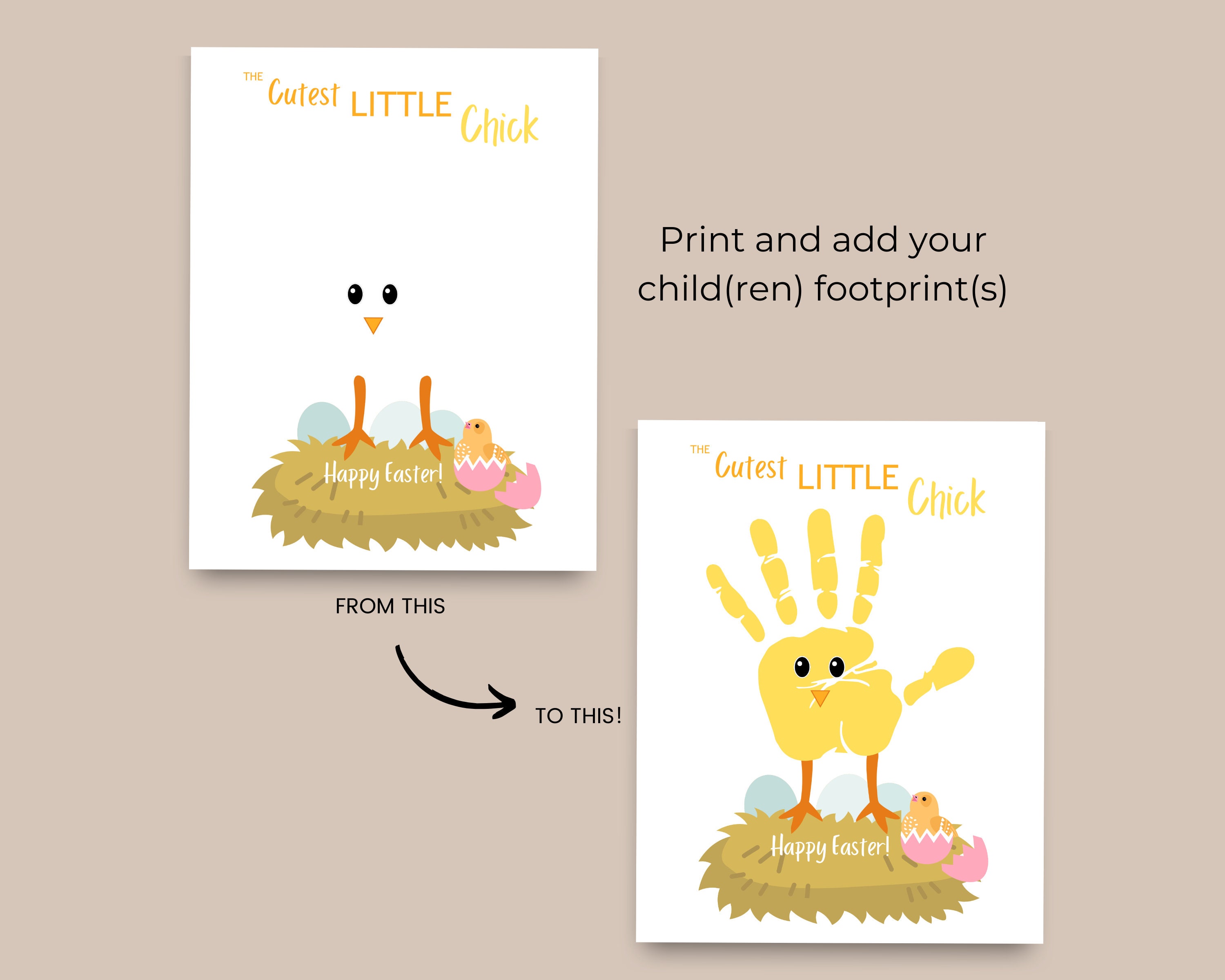 Easter Handprint Art | Easter Handprint Craft | Spring Crafts for ...
