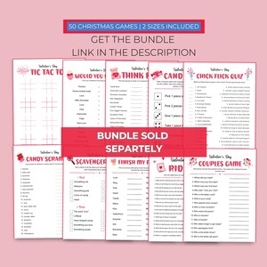 Valentine's Day Candy Scramble, Valentine's Party Game, Valentine's ...