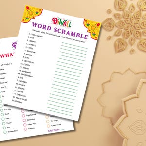 Diwali Party Games Bundle: Indian Festival Activities (printable) - Etsy