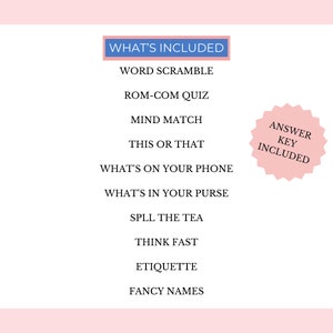 Tea Party Games Bundle: Printable Activities (digital Download) - Etsy