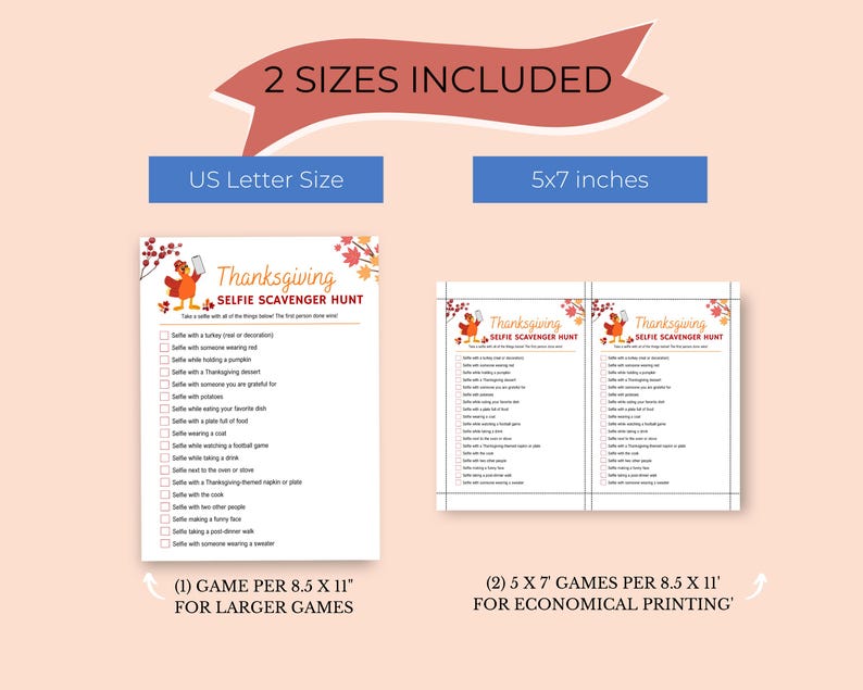 Thanksgiving Games Bundle, Family Thanksgiving Games, Friendsgiving ...