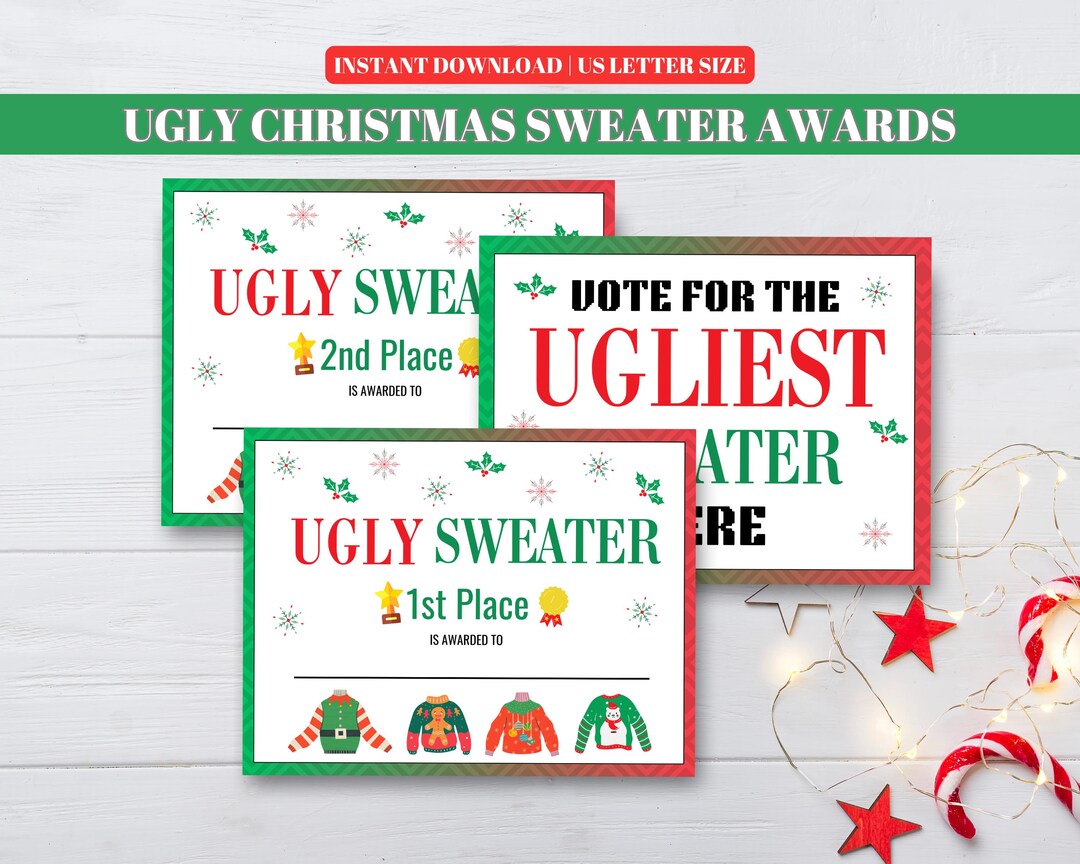 Ugly Sweater Party, Ugly Sweater Party Games, Ugly Sweater Contest ...
