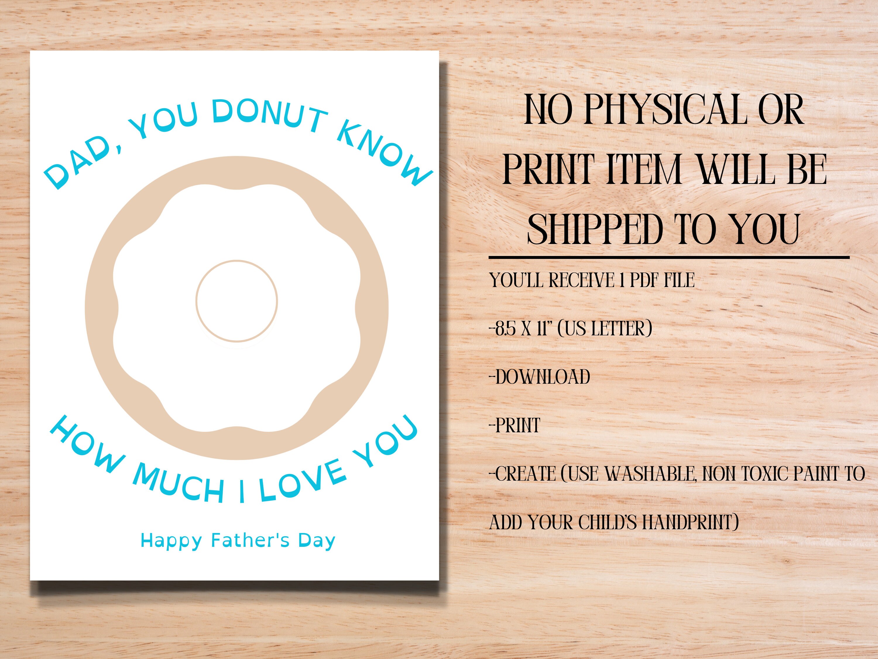 Fathers Day Fingerprint Craft Donuts With Dad Craft Fingerprint Art for ...