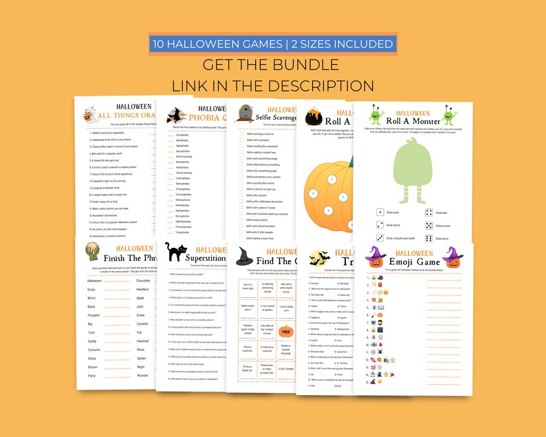 Halloween Superstition Quiz Halloween Party Games Halloween Activity ...