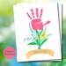 Flower Handprint Flower Handprint Craft Spring Handprint Art Happy ...