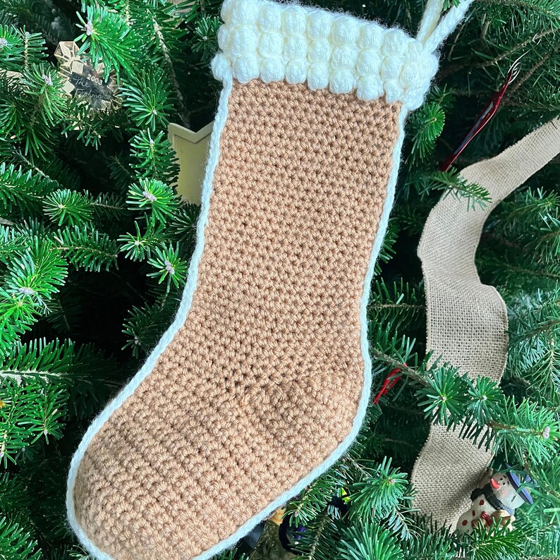 Iced Gingerbread Stocking - Cute Crochet Cookie Inspired Christmas ...