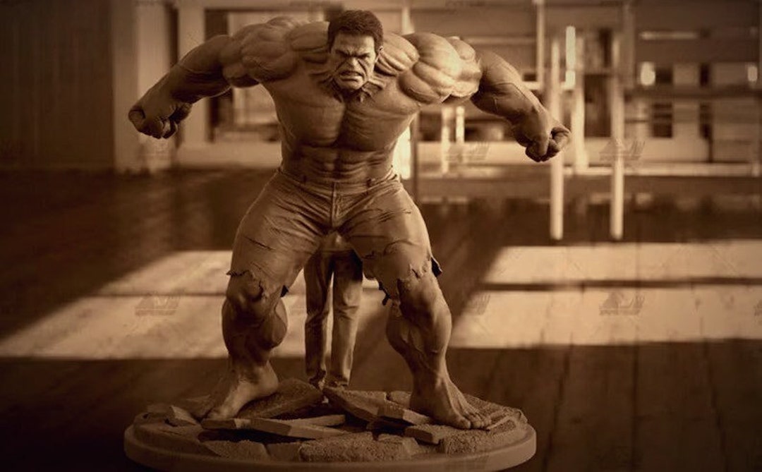 Hulk and Bruce STL File, Great 3D Digital Printing STL File for 3D ...