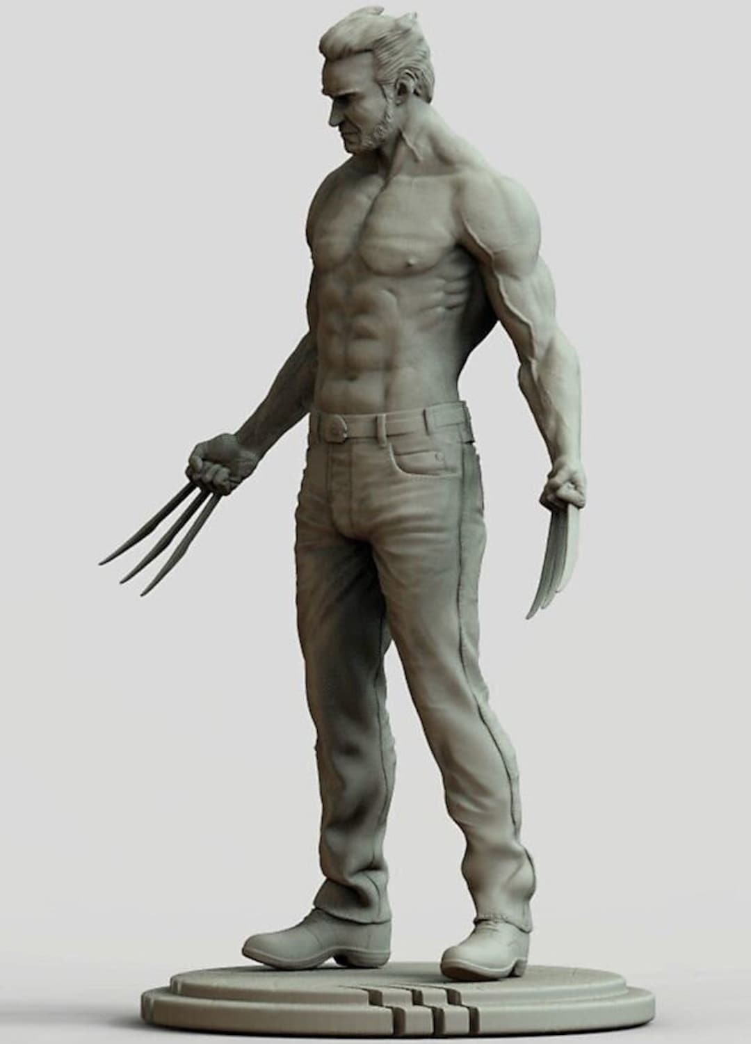 Wolverine Logan X-men Stl Hugh Jackman 3D Print Model, Digital Printing ...