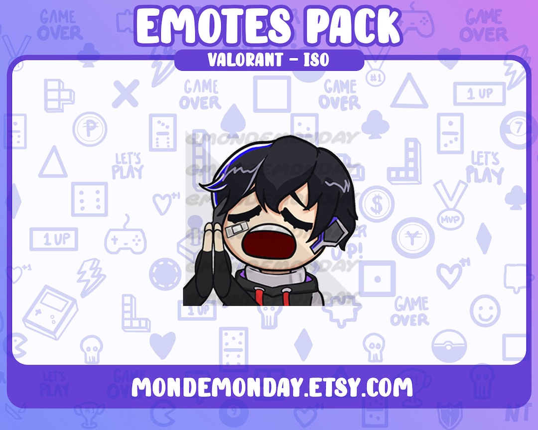 Iso - "boi" Animated Emote | Twitch, Discord, Youtube - Etsy