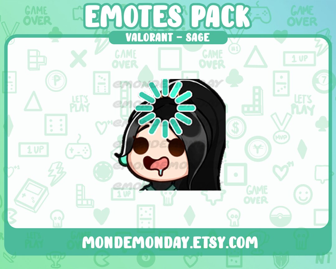 Sage - "buffering" Animated Emote | Twitch, Discord, Youtube - Etsy