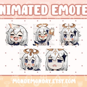 Animated Emotes Pack | Paimon From Genshin Impact - Etsy