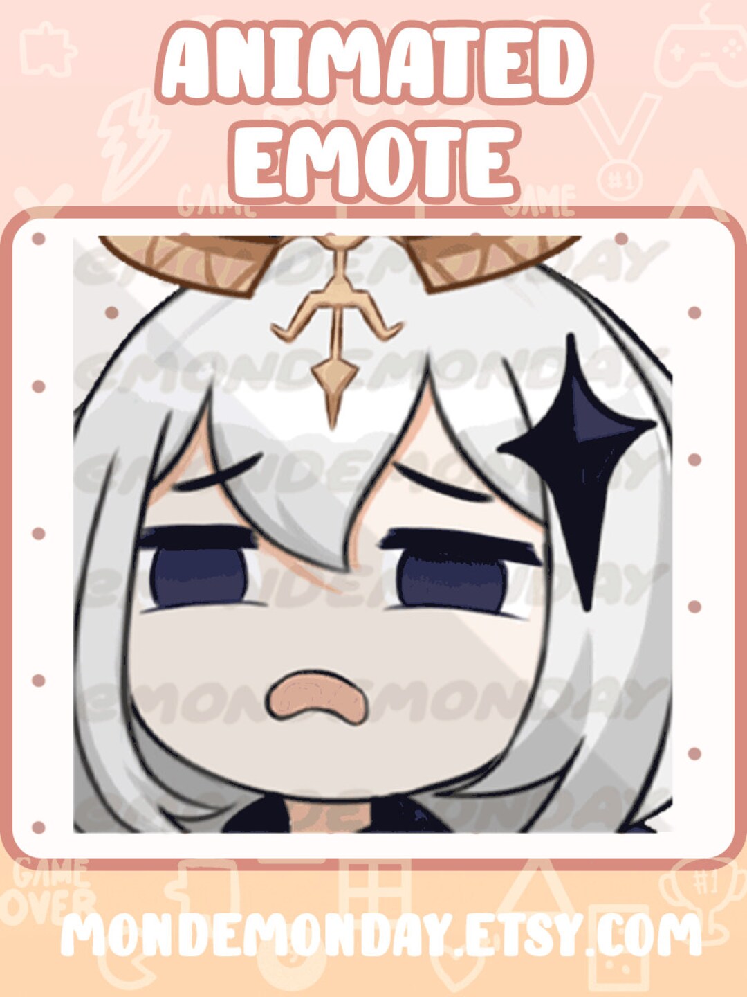 Animated Emote Disgusted Paimon From Genshin Impact - Etsy