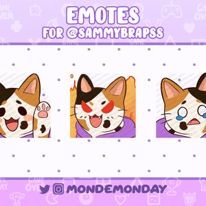 Custom Animated Emotes for Twitch, Discord, and Youtube - Etsy Canada