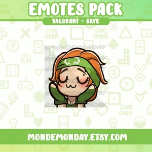 Skye Emote animado UwU / Twitch, Discord, YouTube - Etsy México