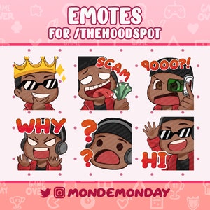 Custom Animated Emotes for Twitch, Discord, and Youtube - Etsy Canada
