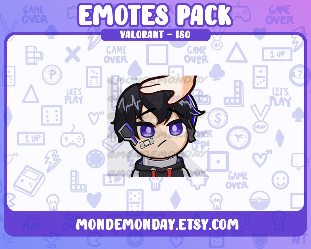 Iso - "head Pat" Animated Emote | Twitch, Discord, Youtube - Etsy