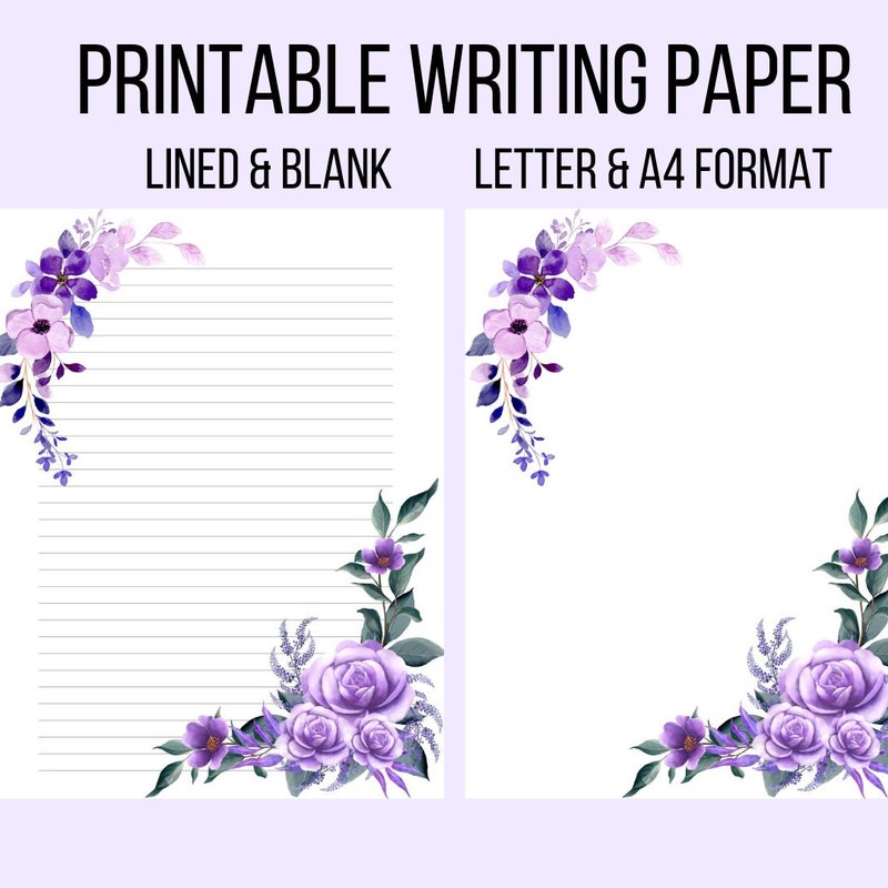 Printable Stationery - Etsy