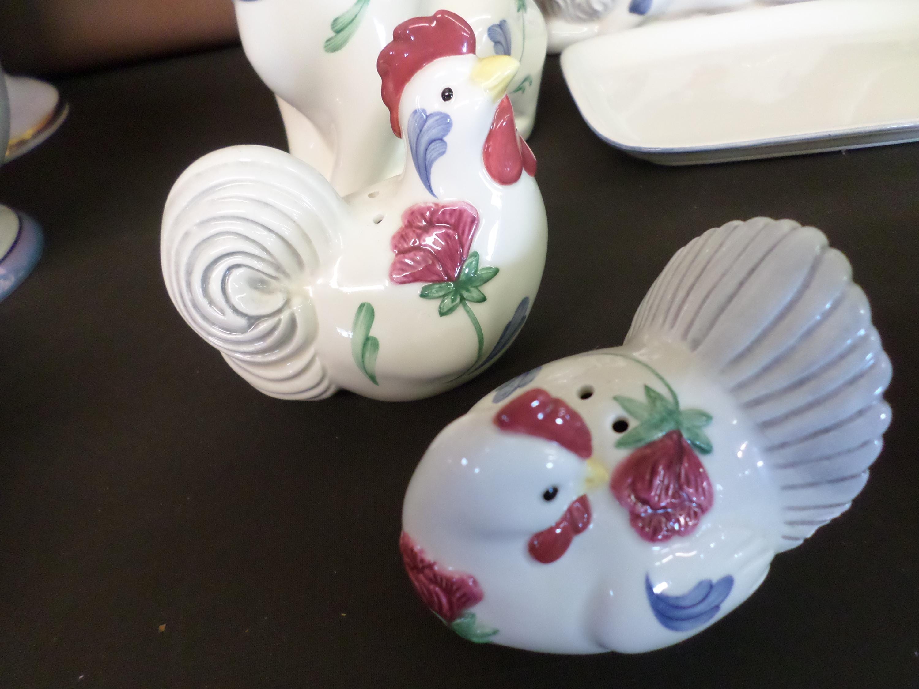 Lenox Poppies Barnyard Cow Creamer& Pig Sugar Bowl - Etsy