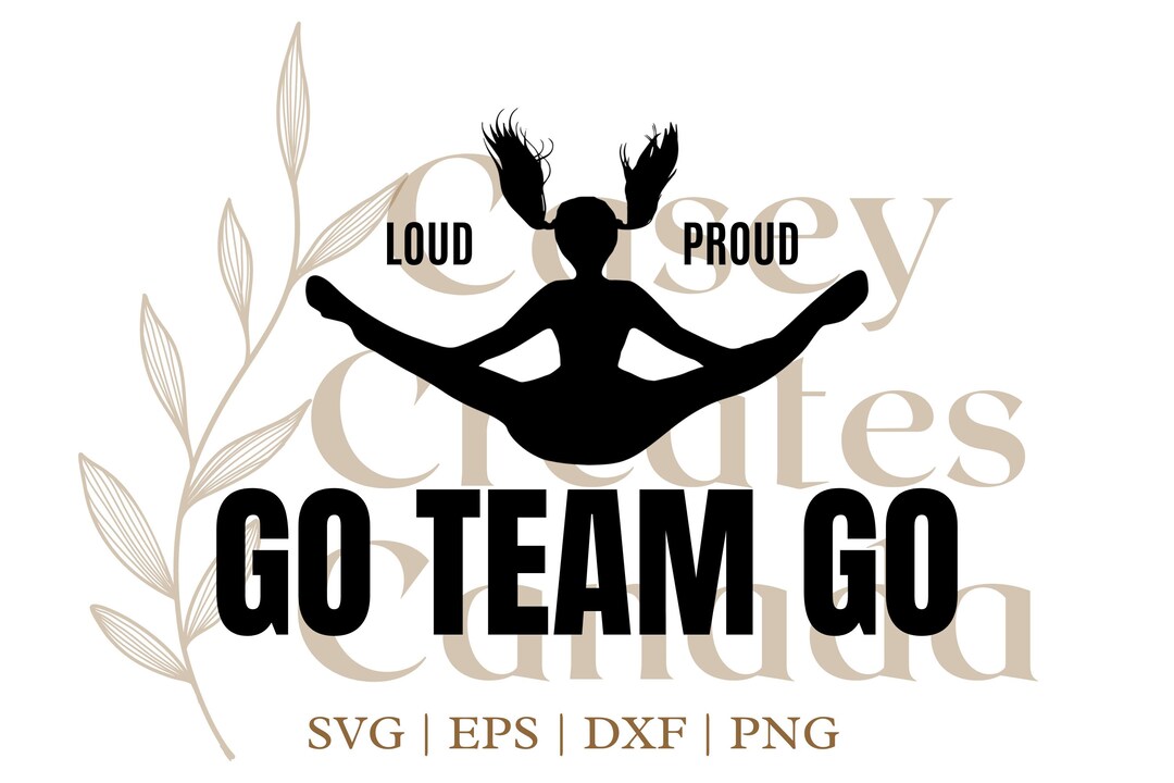 Cheer SVG, Cheerleading Svg, Go Team Svg, Cheerleading Digital File - Etsy