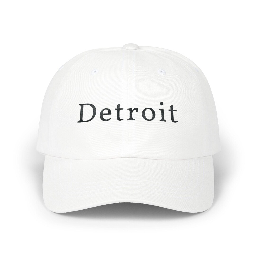 Detroit Embroidered Hat Classic Dad Cap 3D Detroit Lions Embroidery ...