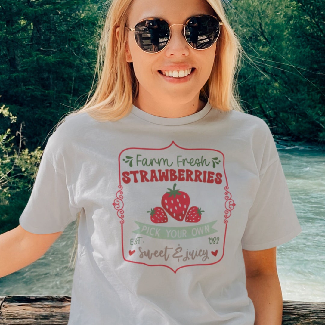 Camiseta de fresa para exteriores y jardín, camiseta de fresa, la mejor ...