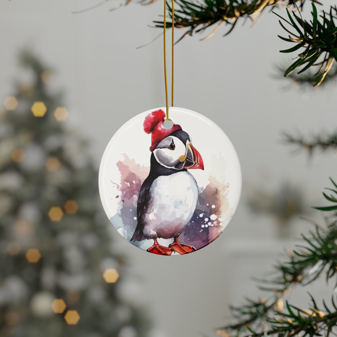 Puffin Iceland Christmas Ornaments (1pc, 3pcs, 5pcs, 10pcs), Magic of ...