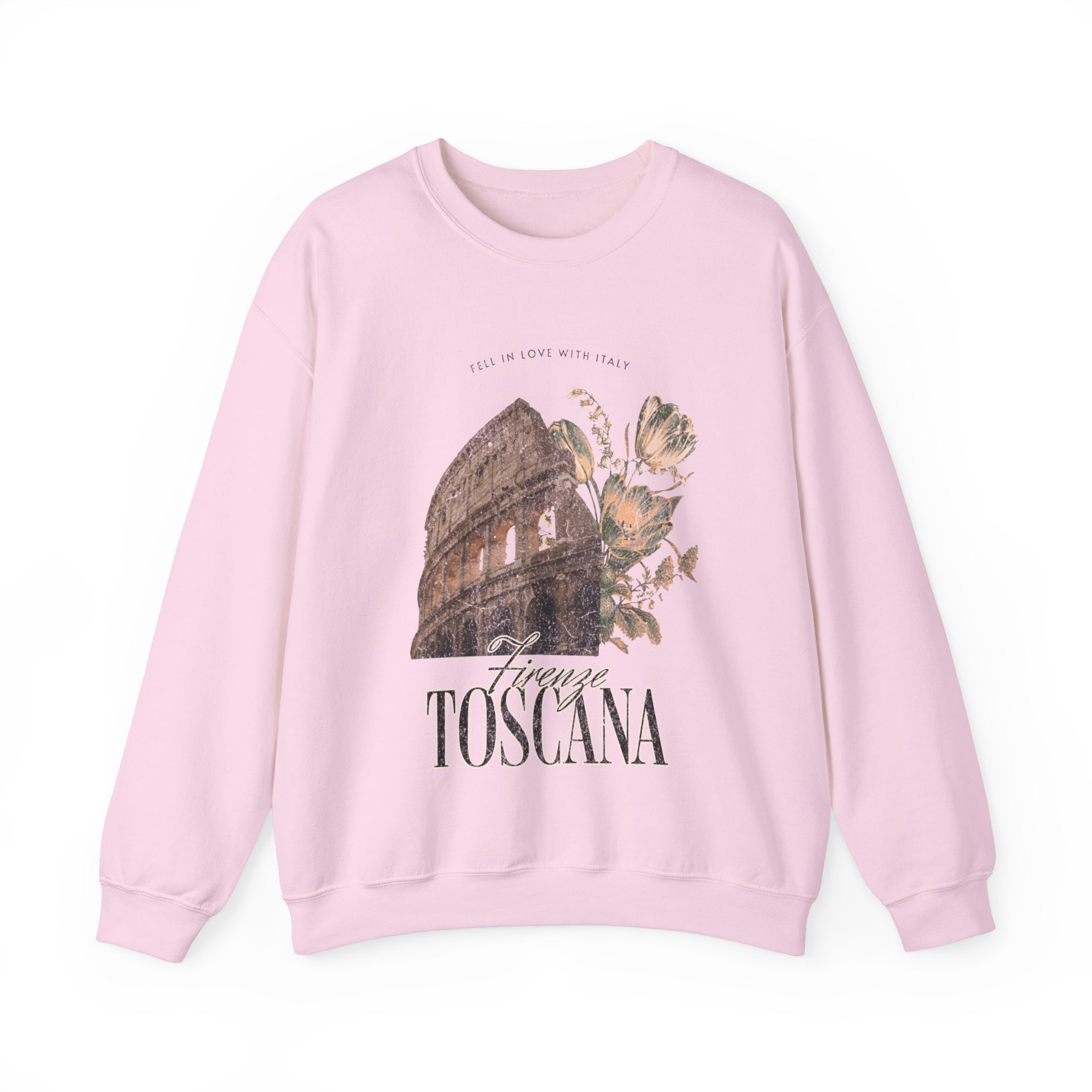 Italy Sweatshirt, Italian Crewneck Pullover Firenze, Toscana Pullover ...