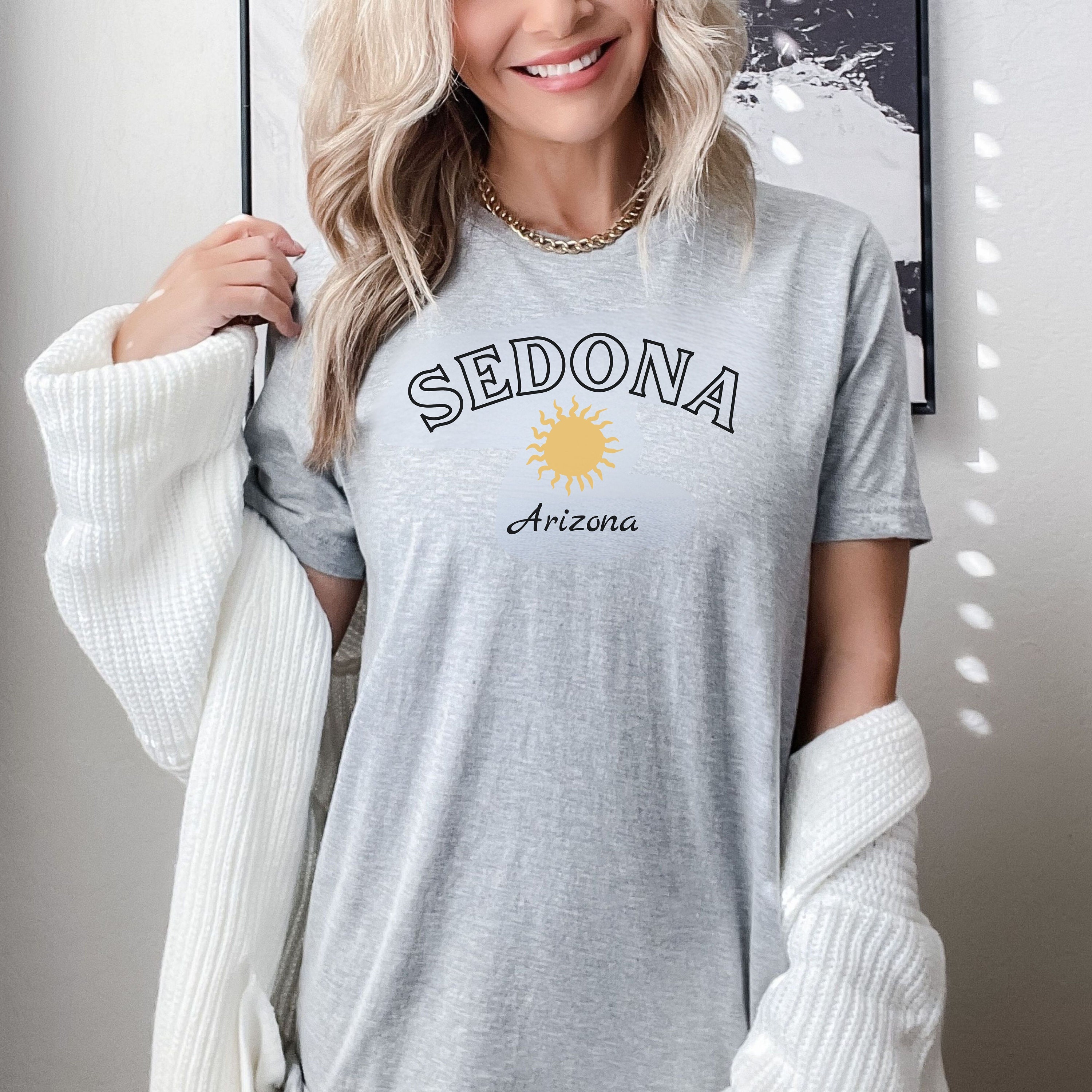 Sedona Vortex Tee, Womens Sedona Tee, Sedona Themed Gifts, Sedona T Shirt, Sedona AZ Desert ...