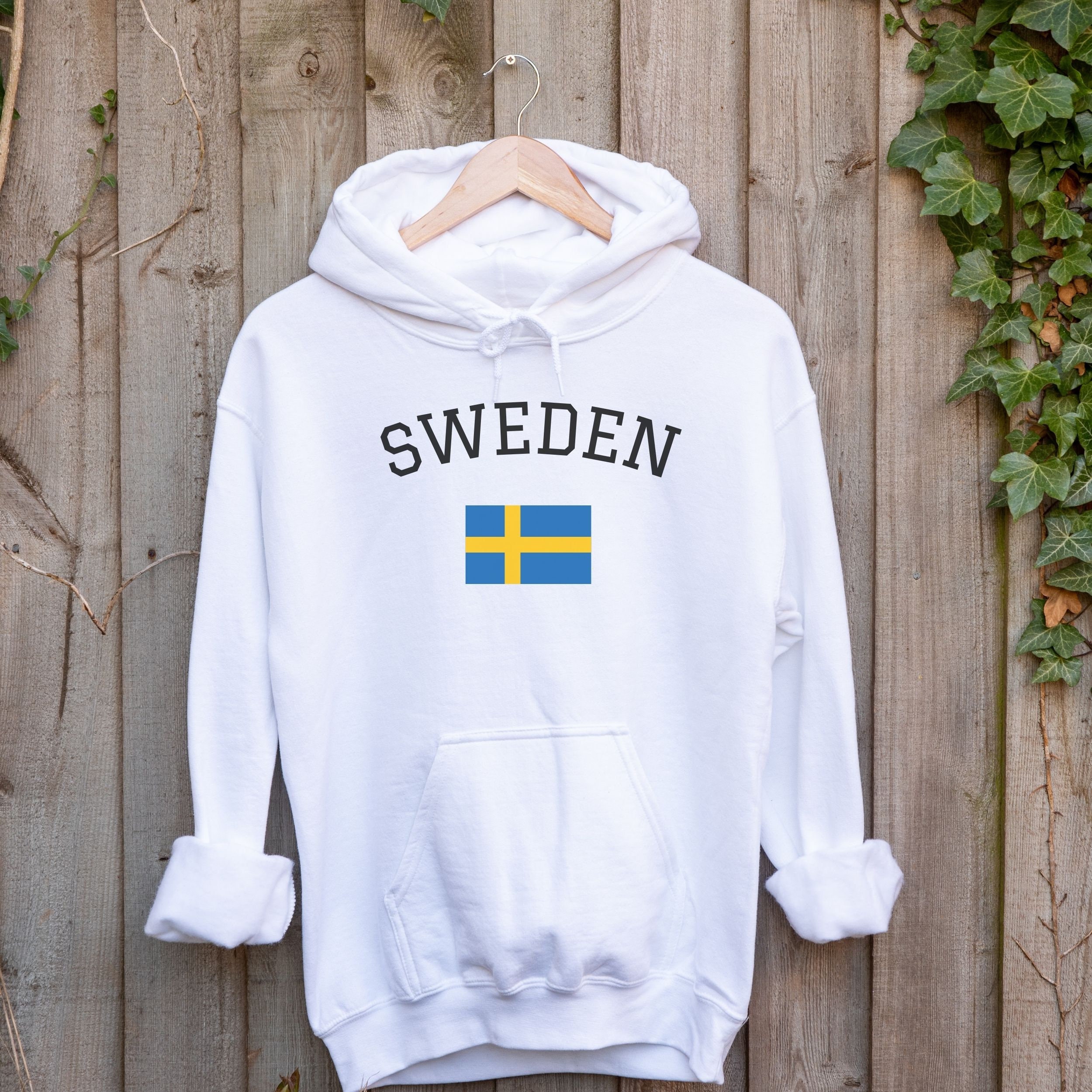 Swedish Flag Emblem Sweden Scandinavia Hoodie for Lovers of - Etsy