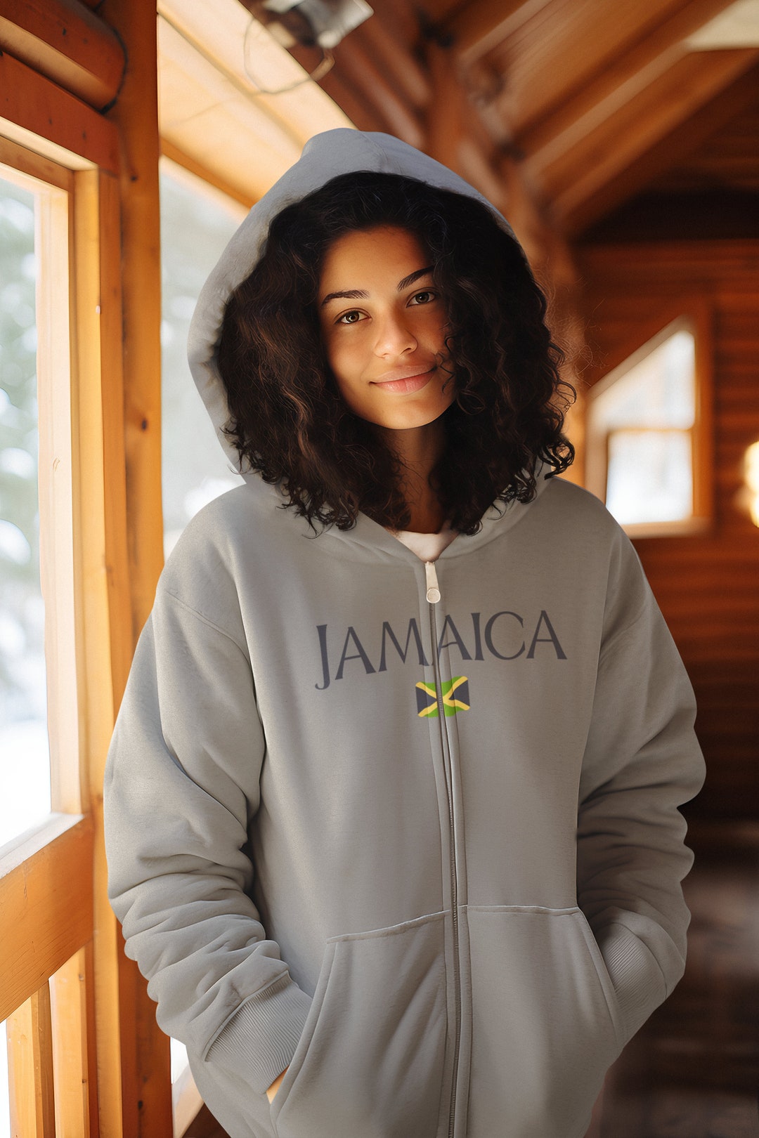 Jamaica Zip Hoodie Unisex Heavy Blend™ Full Zip Hooded Sweatshirt ...