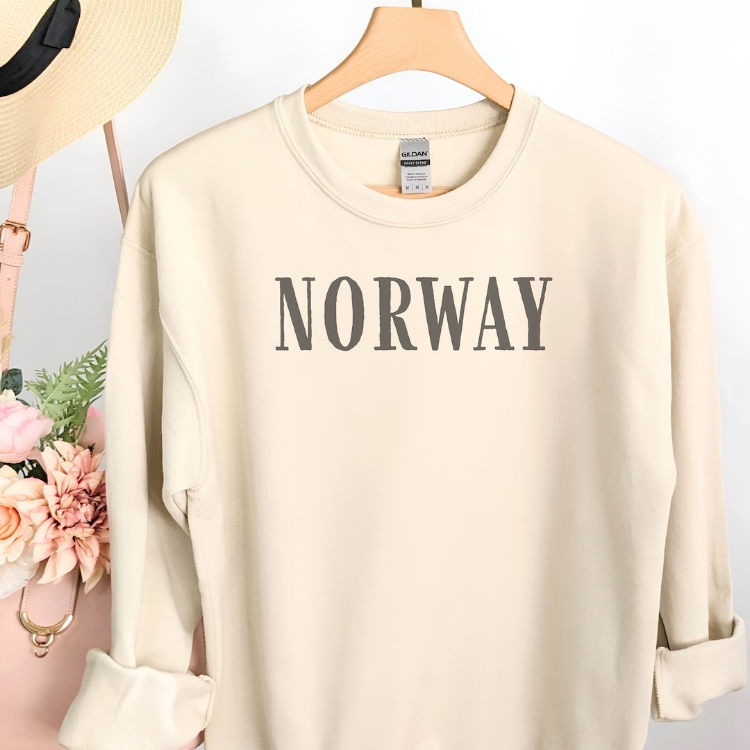 Norway Shirt, Best Norway Gift, Norway Flag Pullover, Norway Souvenir ...