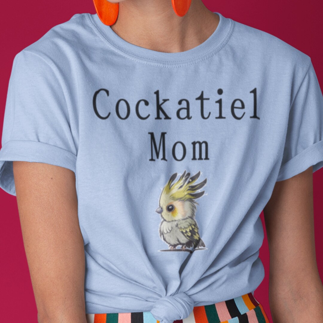 Feathered Friend Apparel, Cockatiel Merch, Cockatiel Graphic Tee ...