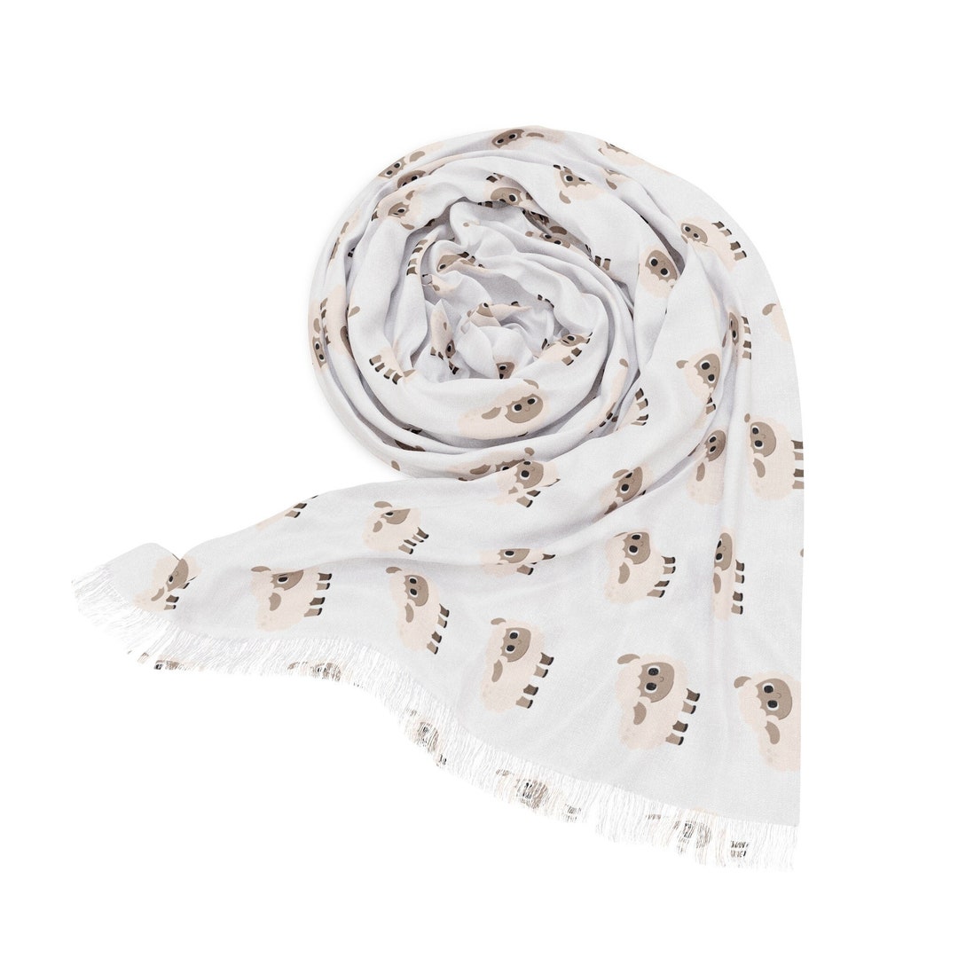 Sheep Scarf Farmhouse Scarves Soft Material Perfect Mother's Day Gift ...