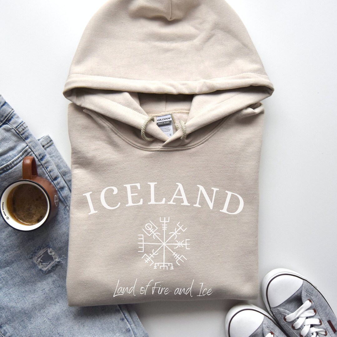 Viking Iceland Sweatshirt Hoodie Comfortable Hooded Sweatshirt, Iceland ...