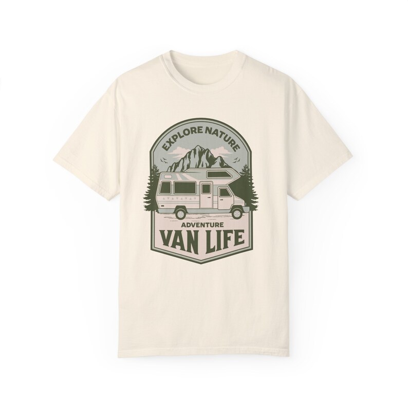 Van Life Camping Van Life Tshirt, Comfort Colors® 1717 Shirt, Adventure ...