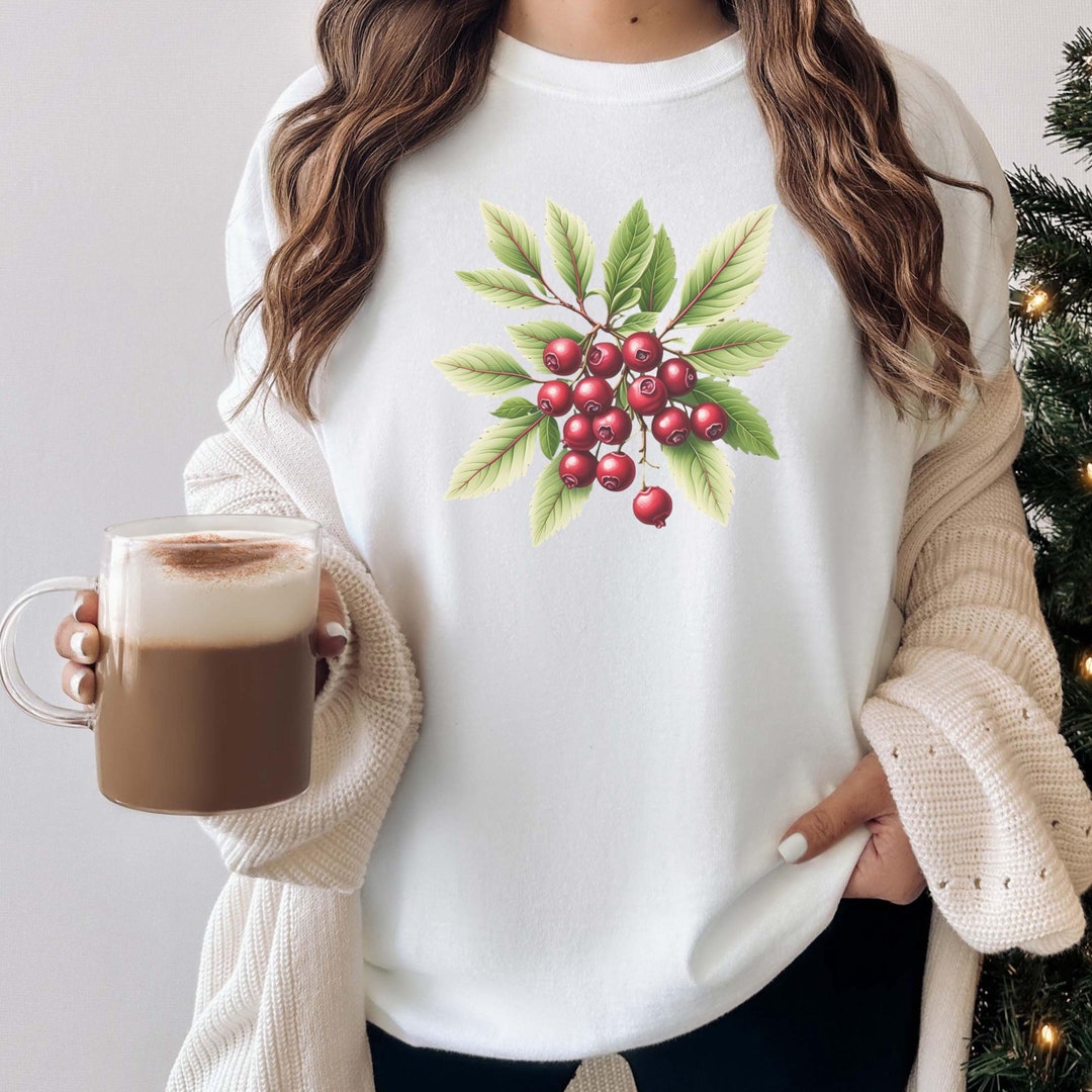 Cranberry Shirt Cottagecore Berry Tshirt Comfort Colors Brand Cranberry ...