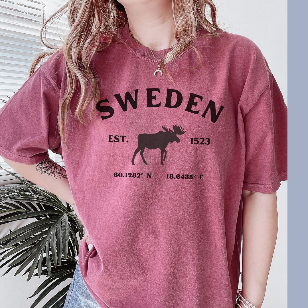 Camiseta de Escandinavia, camiseta del norte de Europa, camiseta sueca ...