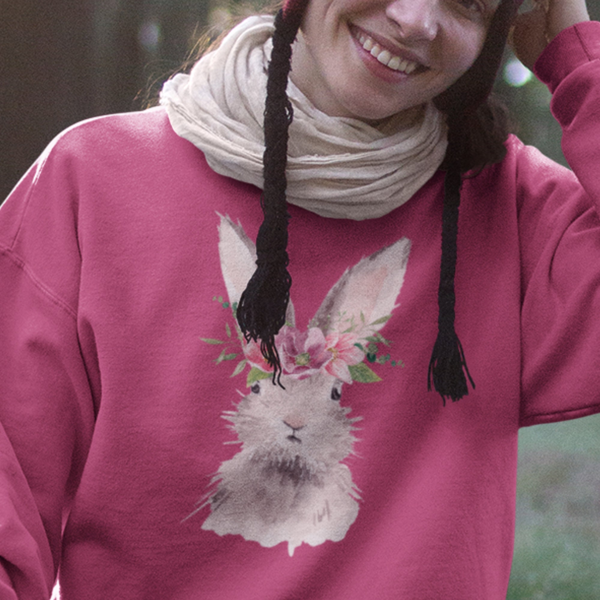 Rabbit Mom, Rabbit Apparel, Rabbit Sweatshirt, Rather Be With My Rabbit ...