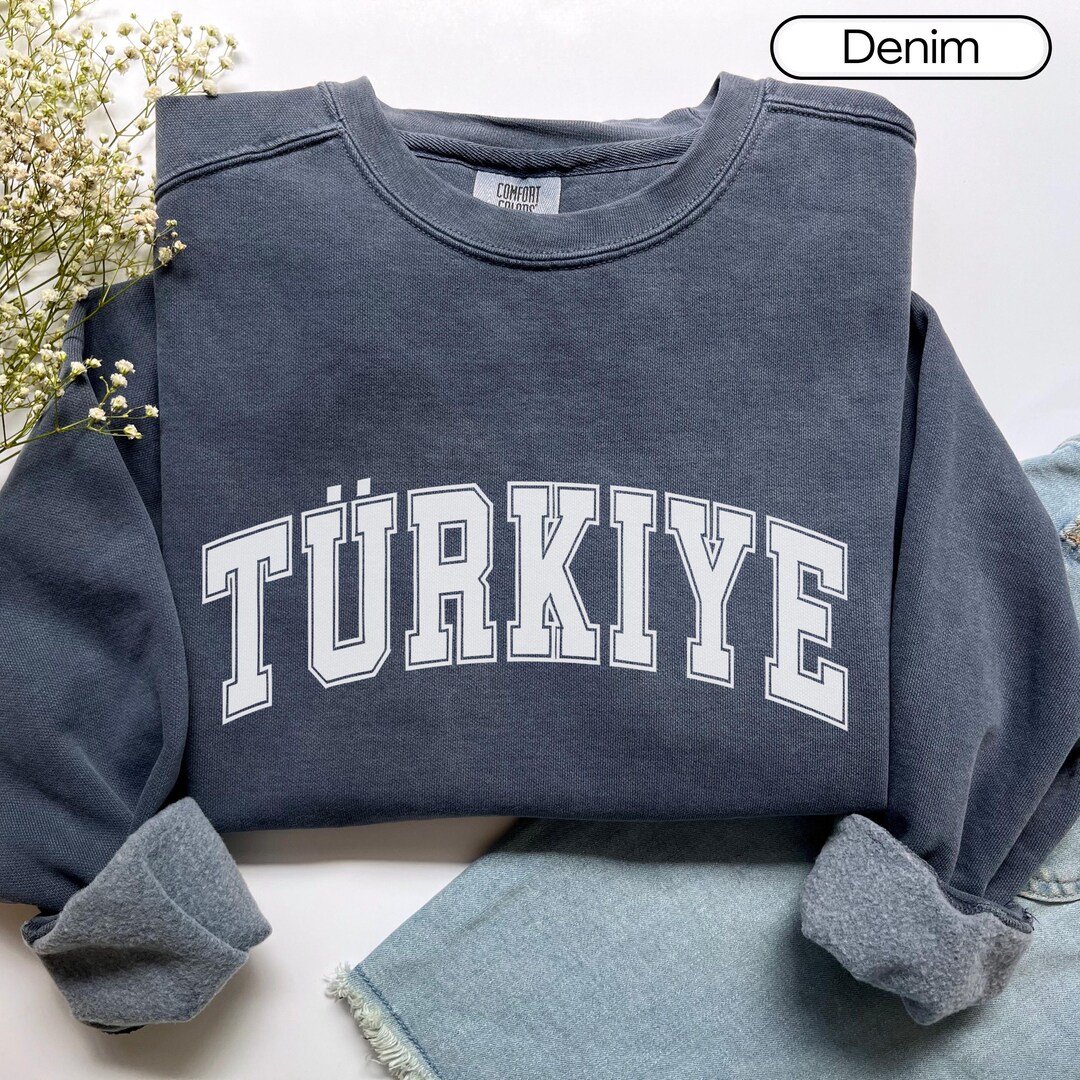 Türkiye Sweatshirt Country of Turkey Shirt Turkish Travel Gift Europe ...