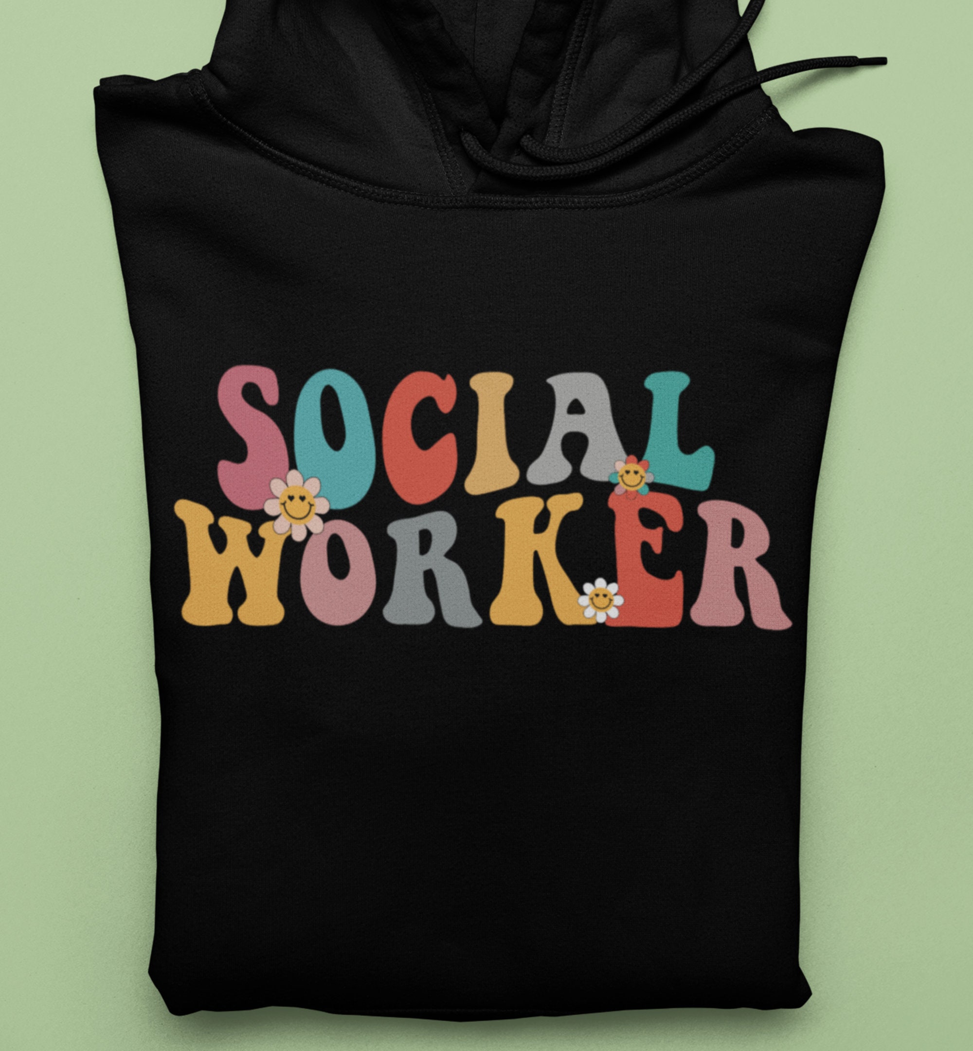 Social Work Clothes School Social Worker Sweatshirt Retro - Etsy