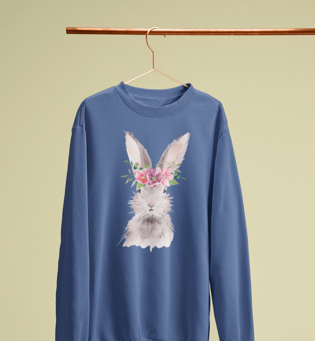 Rabbit Mom, Rabbit Apparel, Rabbit Sweatshirt, Rather Be With My Rabbit ...