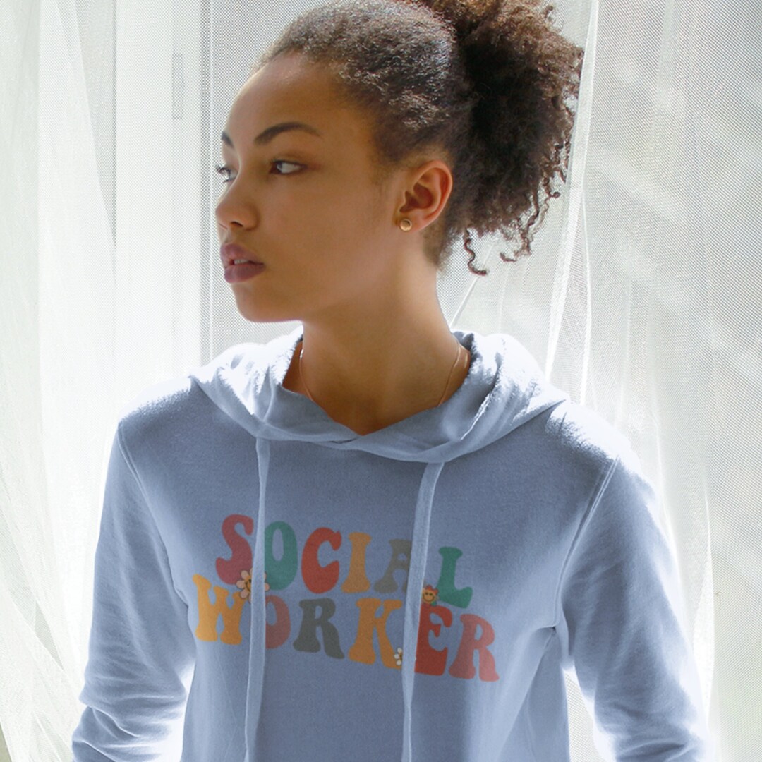 Social Work Clothes School Social Worker Sweatshirt Retro - Etsy