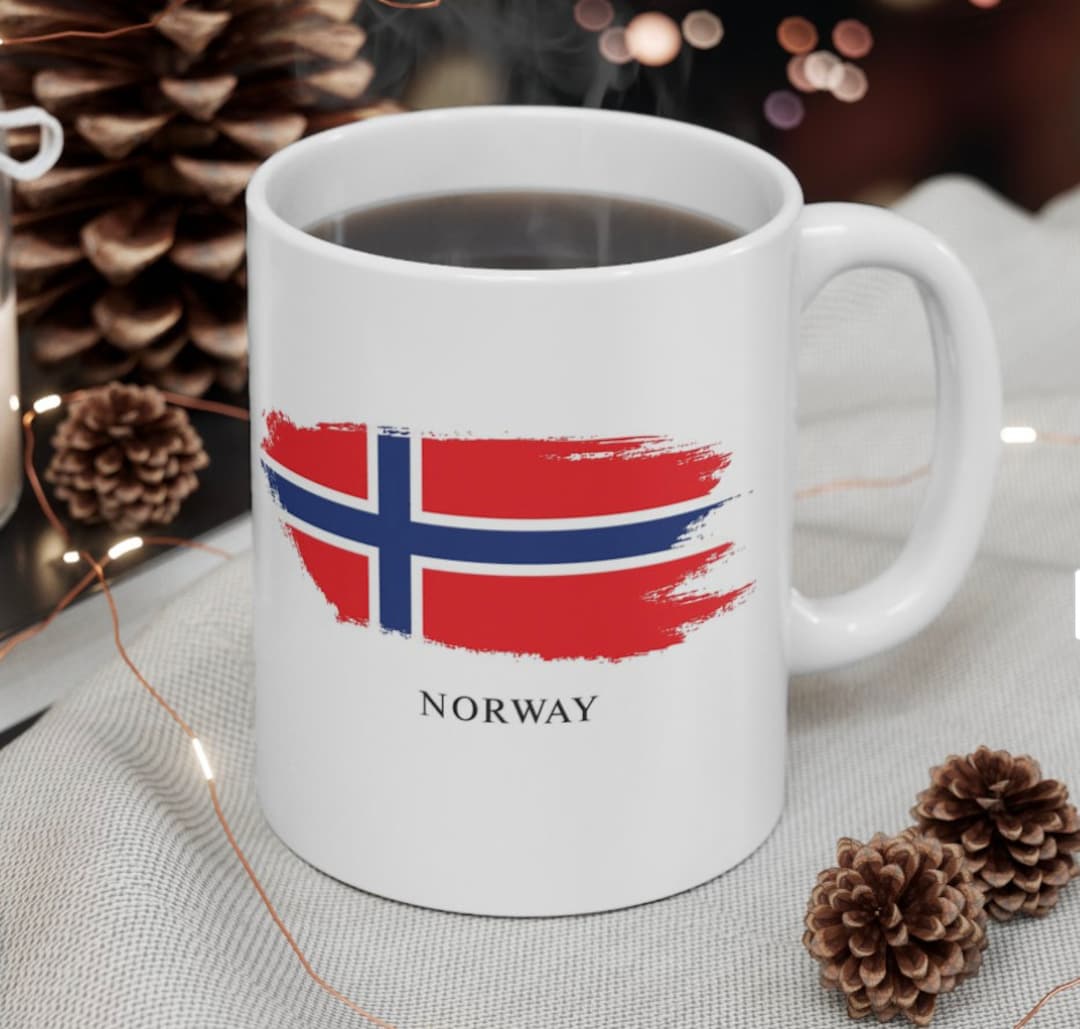 Norway Mug, Norwegian Mug, Europe Coffee Mug, Ceramic Mug, Scandinavia ...