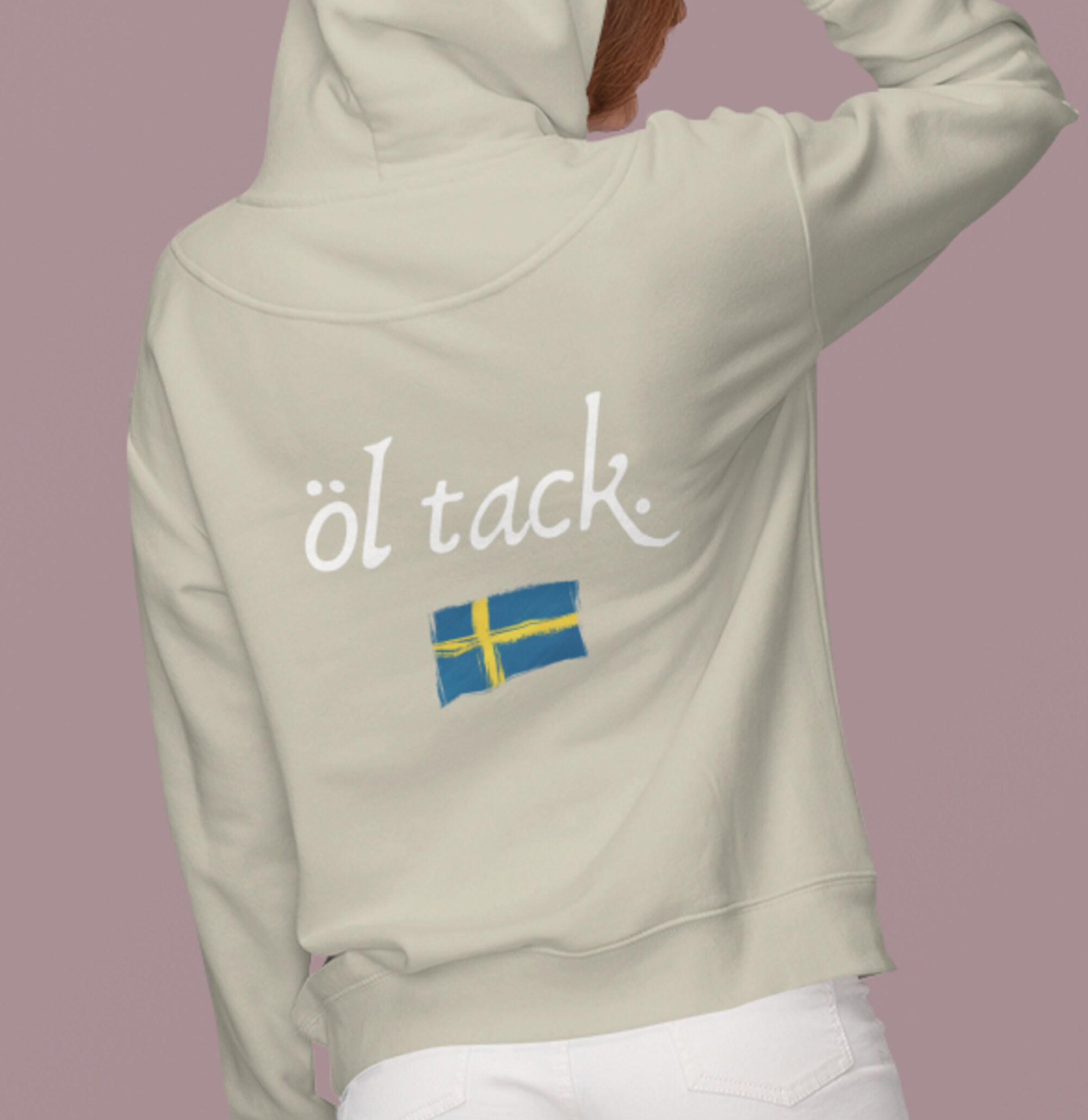 Best Back of Shirt Swedish Flag Ol Tack Beer Please Pullover - Etsy UK