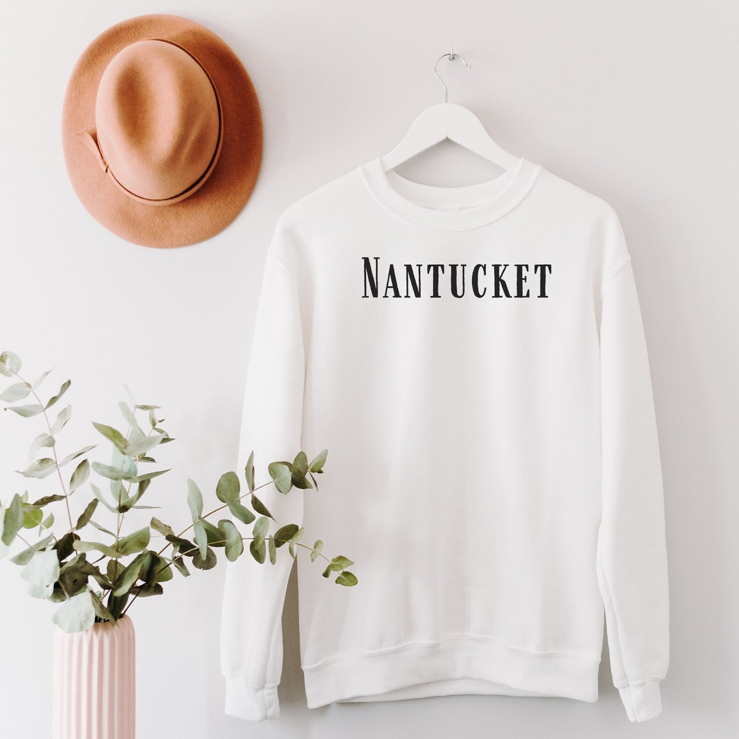 Nantucket Sweatshirt, Summer Vacation Sweater Gift, Nantucket Island ...