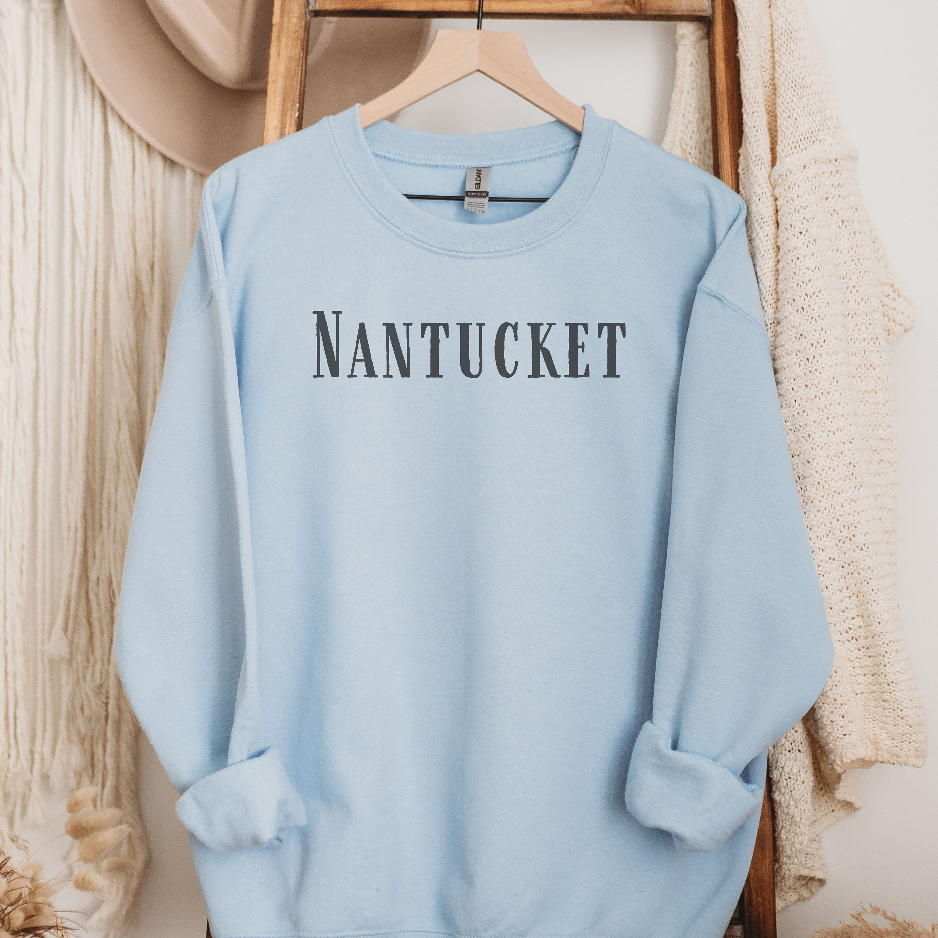 Nantucket Massachusetts Nantucket Shirt Nantucket Crewneck - Etsy